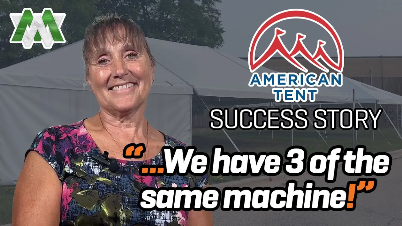 American Tent leverages various MW machines for tent production
